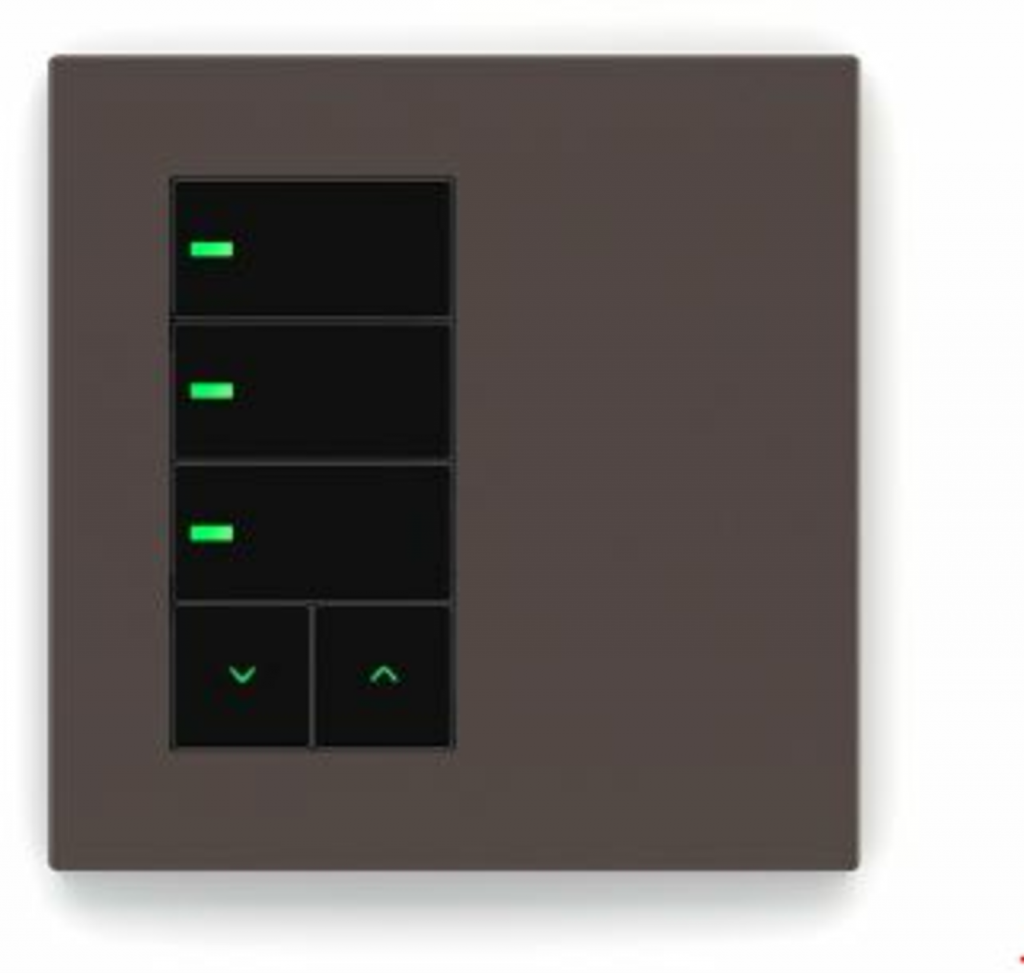 NEPOUZIVAT 5-rockers configurations' keypad with LED feedback mounting ...