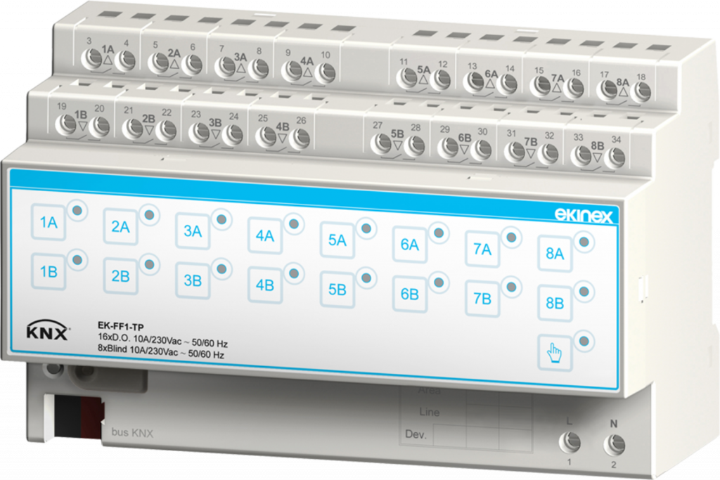 Univerzální aktor 16násobný, 8M, 16A, 230VAC | Yatun.cz